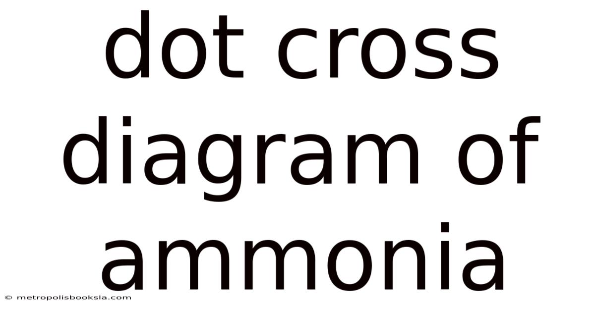 Dot Cross Diagram Of Ammonia